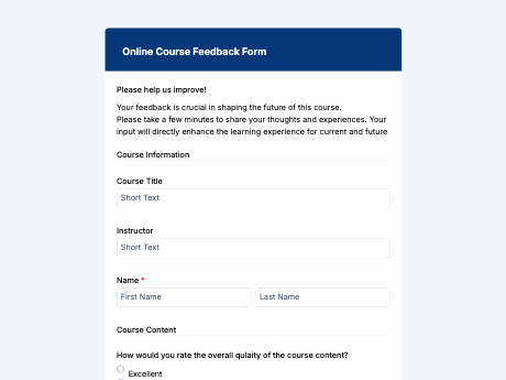 Free Form Online Builder & Form Creator | Form QR code generator ...