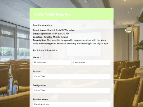 Générateur de formulaires en ligne gratuit et créateur de formulaires ...